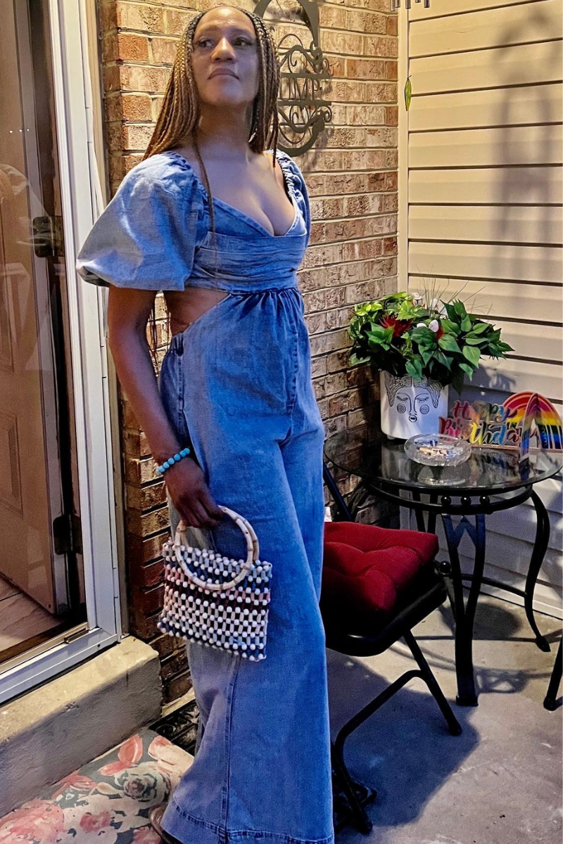 Dynasty Cut Out Denim Jumpsuit – LucyyLunaee
